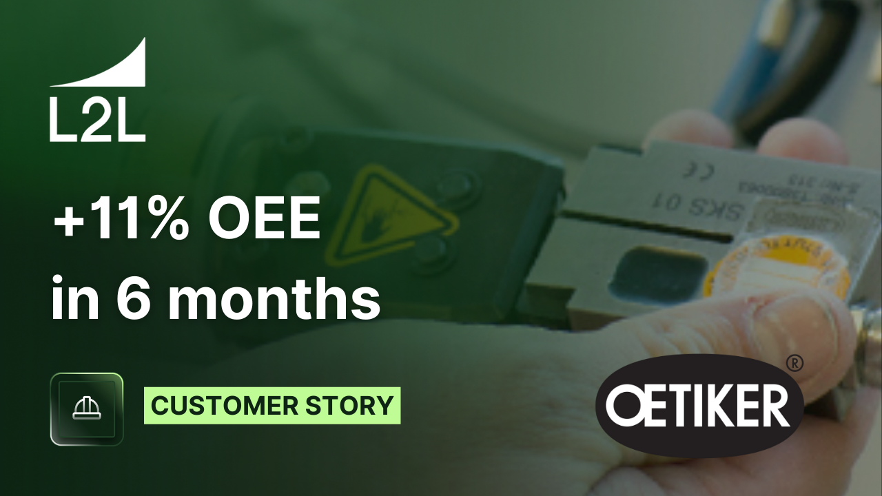 Oetiker x L2L | Case Study - Improving OEE by +11% in 6 months
